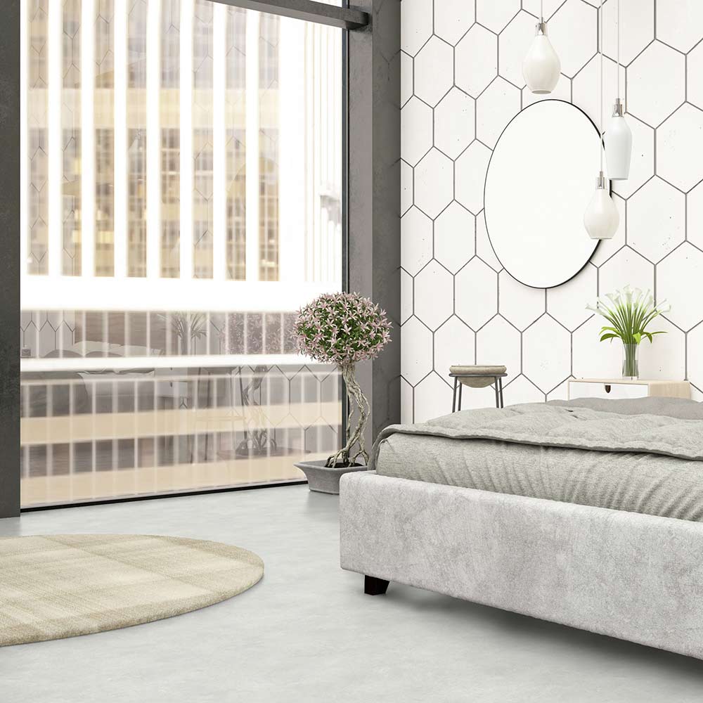 Tarkett PVC Ruby 70 Acoustic Maya Light Grey 200 | Tebolo